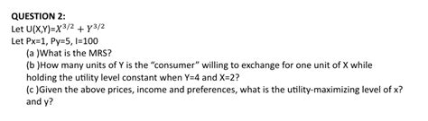 Solved Question 2 Let Uxyx32y32 Let Px1py5l100