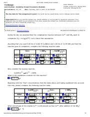 Lab 9 Postlab Solubility Product Constants WebAssign Lab 9 Postlab Solubility Product