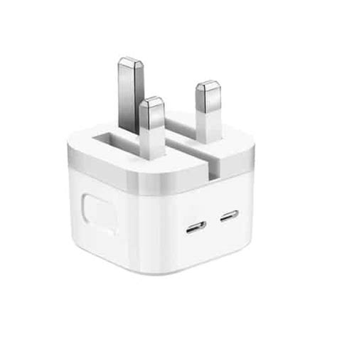 USB C 35W Dual Power Adapter Dove Computers