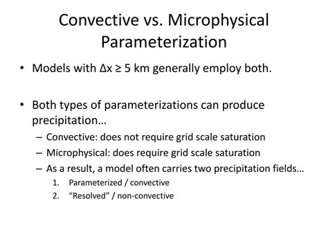 ppt convective parameterization powerpoint presentation free