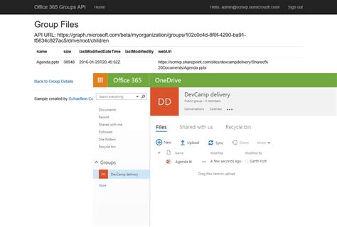 Exploring The Office 365 Groups Api