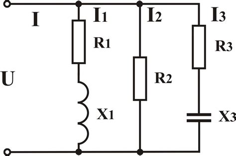 Цепь переменного тока при параллельном соединении элементов