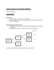 Data Analytics for Decision-Making with Linear Programming | Course Hero