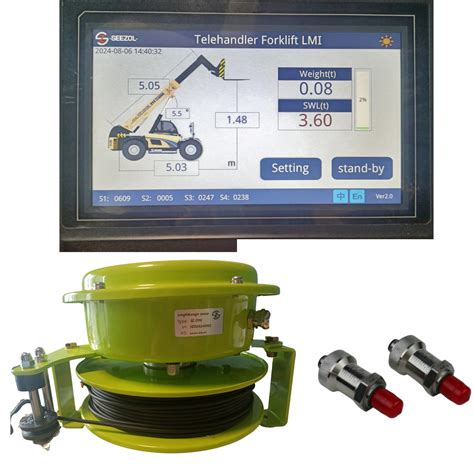 Telehandler Forklift Load Indicator Load Limiter Load Moment Indicator