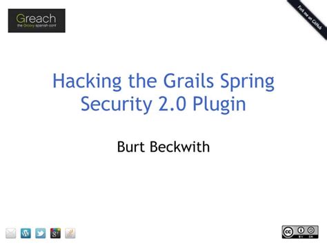 Hacking The Grails Spring Security 20 Plugin Ppt