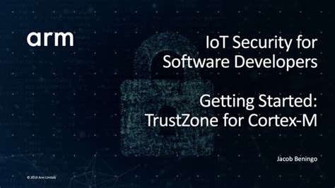 iot security for software developers get started with trustzone for cortex m