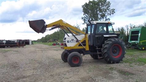 Case Tractor With Front End Loader Youtube