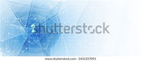 Cyber Security Information Network Protection Future Stock Vector Royalty Free 2431257091