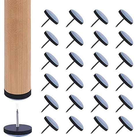 Paquete De 24 Deslizadores Para Sillas Deslizadores Para Patas De Muebles De 1 Pulgada