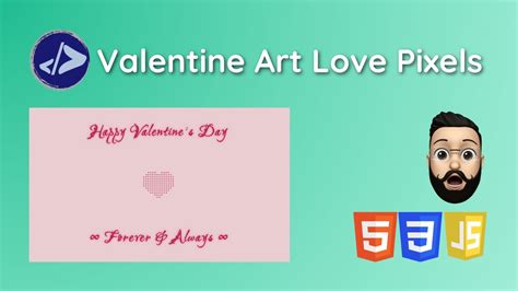 Happy Valentines Day Customized Dev Valentine Art Love Pixels