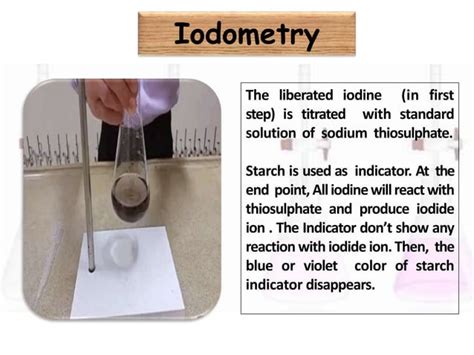 Iodometry Iodimetry PPTX