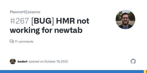 Bug Hmr Not Working For Newtab · Issue 267 · Plasmohqplasmo · Github