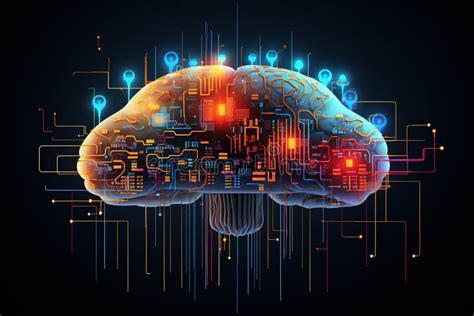 Artificial Intelligence Digital Binary Code Abstract Background