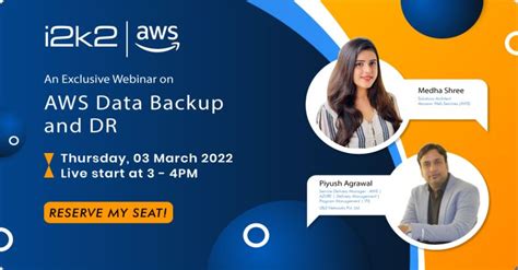 i2k2 on linkedin webinar aws cloud databackup datarecovery