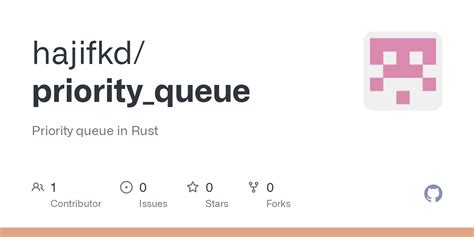 github hajifkd priority queue priority queue in rust