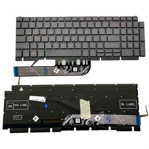 Premium Keyboard For Dell G15 5510 5511 5515 Red Keys With Backlight Us Layout लैपटॉप कीबोर्ड