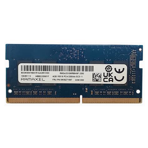 خريد و قيمت رم لپ تاپ رم رامکسل 4 گیگ Ddr4 3200 Mhz کاستوم رایان