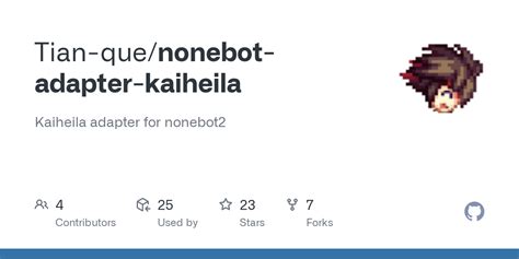 GitHub Tian Que Nonebot Adapter Kaiheila Kaiheila Adapter For Nonebot