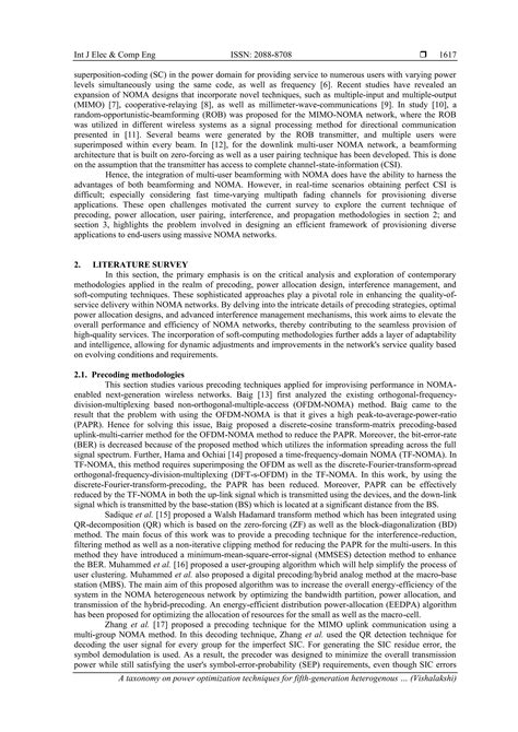 A Taxonomy On Power Optimization Techniques For Fifthgeneration Heterogenous Non Orthogonal