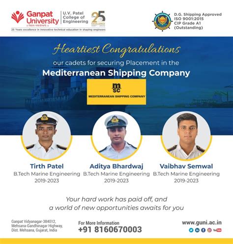 Ganpat University On Linkedin 🎉 Congratulations 🎉 A Big Congratulations To Mr Tirth Patel Mr
