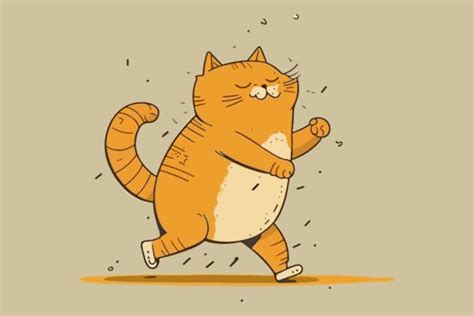 Cat Dancing Vector Illustration Graphic By BreakingDots Creative Fabrica