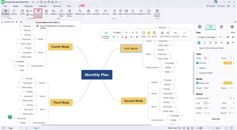 Format Painter And Style Follows A Guide With EdrawMind