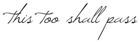 This Too Shall Pass Tattoo Lettering Fonts
