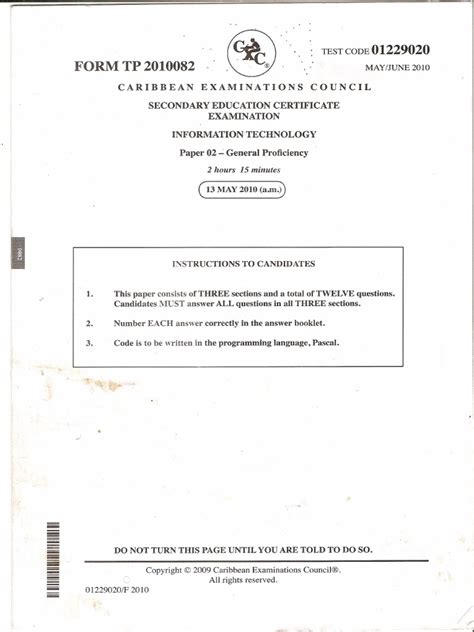 2010 May Csec It Pdf