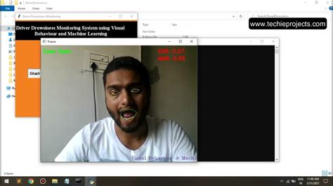 Driver Drowsiness Detection System Using Opencv Youtube
