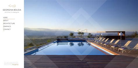 个侧边栏菜单布局的网页设计欣赏 PS教程网