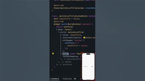 lập trình flutter switchlisttile youtube