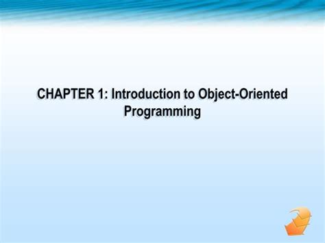 chapter 1 overview oop ppt