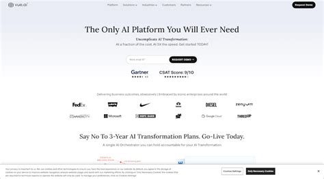 Vueai Enterprise Ai Platform For Fast Business Results Seektoolai