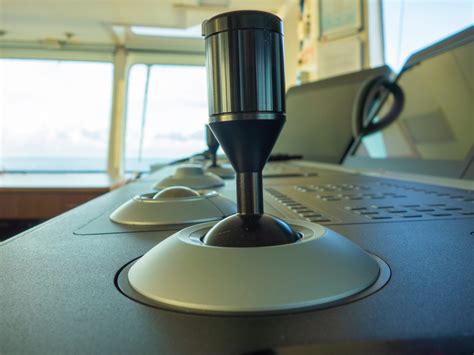 joystick of kongsberg dp system maritime photos