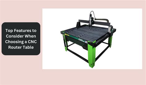 Top Features To Consider When Choosing A Cnc Router Table Premier Plasma Cnc