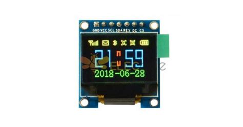 Elecbee 0 95 Inch 7pin Full Color 65k Color Ssd1331 Spi Oled Display