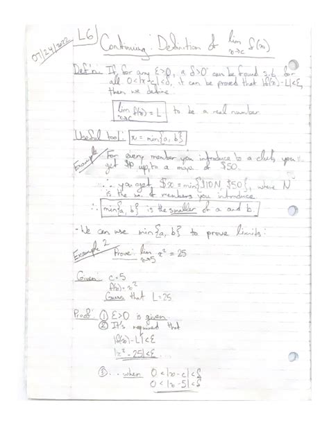 ESC Lecture Notes MAT H Studocu