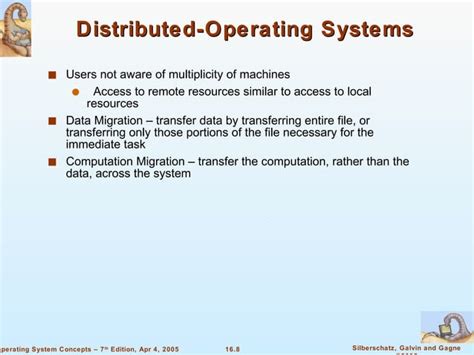 Chapter 16 Distributed System Structures Ppt Computer Networking