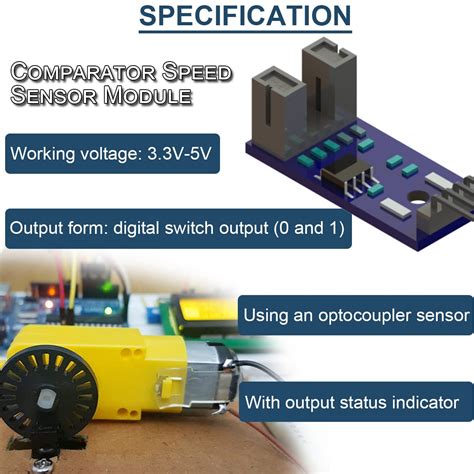 10pcs Comparator Speed Sensor Module Lm393 Chip Motor