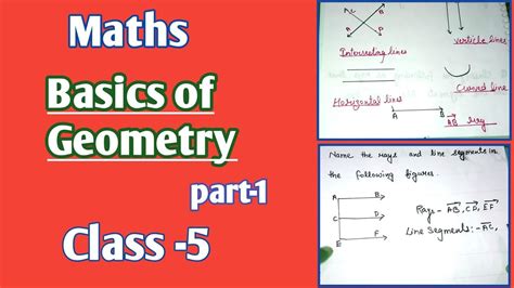 Basics Of Geometry For Class Part YouTube