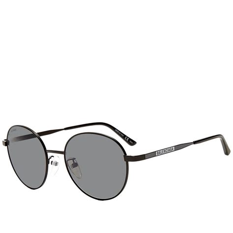 Balenciaga Round Sunglasses Black And Grey Balenciaga