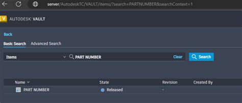 generating a link directly to a part thin client 2023 autodesk