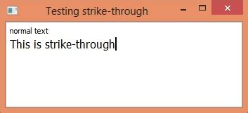 Python WxPython RichTextCtrl With Strikethrough Stack Overflow