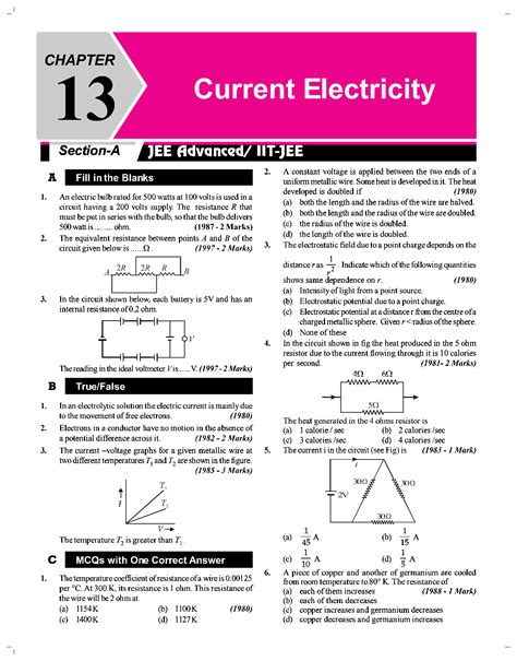 SOLUTION Current Electricity Studypool