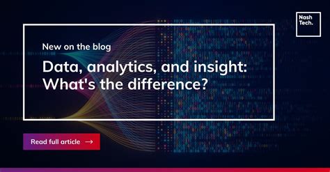 nashtech on linkedin data analytics and insight what s the difference