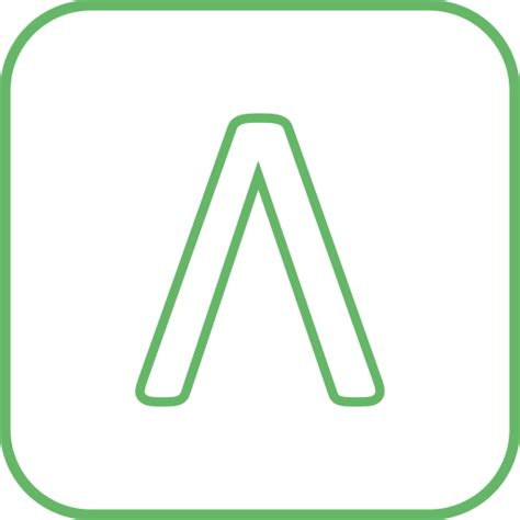 Icono De Lambda Generic Color Outline Icono De Lambda Generic Color Outline