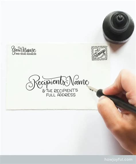 How To Address An Envelope Correctly Envelope Etiquette A FREEBIE