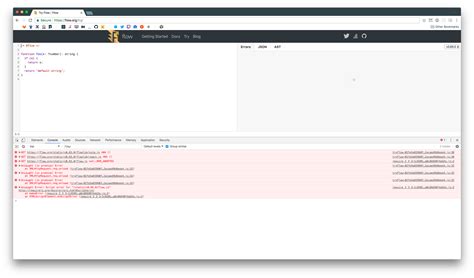 Try Flow The Playground Not Working · Issue 5790 · Facebookflow · Github