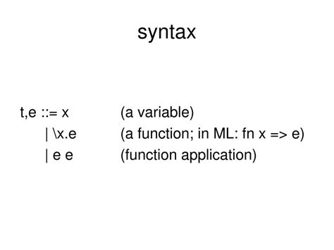 Ppt The Lambda Calculus Powerpoint Presentation Free Download Id