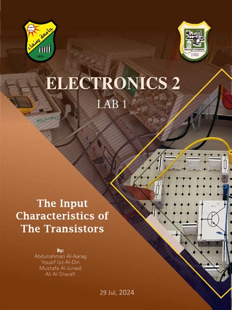 The Input Characteristics Of The Transistor Pdf Bipolar Junction